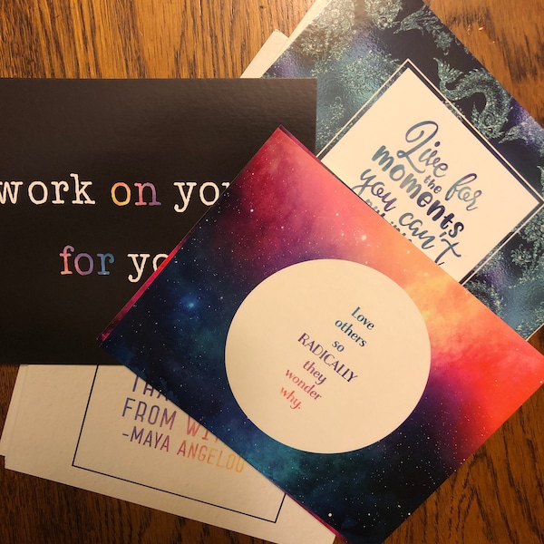 The Pledge of Kindness to Help Others Rainbow Postcard 20-card Pack ...