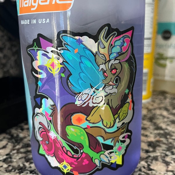 3.5 X 4 Holographic Discord MLP Vinyl Sticker - Etsy