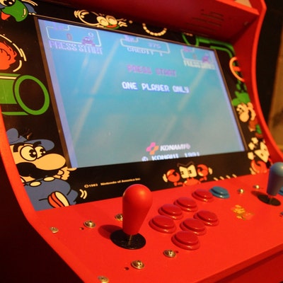 Mario Bros Arcade Monitor Bezel Sticker/decal - Etsy