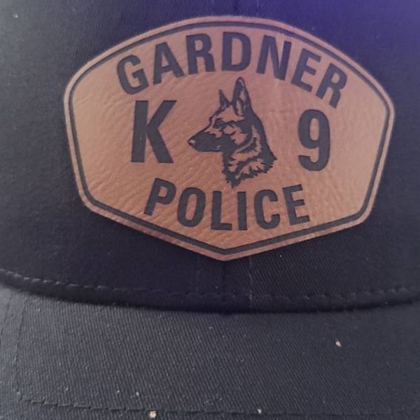 Custom K9 Police Dog Logo Emblem Personalized Canine Unit Badge ...