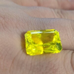 Faceted LYSO Loose Gems You Select Synthetic Manmade - Etsy