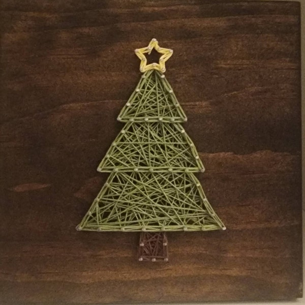 DIY Christmas Tree String Art Craft Kit – Holiday Decor Craft for ...