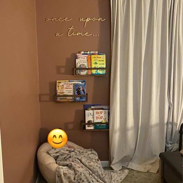 Once Upon a Time Cut Out, Nursery Wall Decor, Reading Wall, Fairytale ...