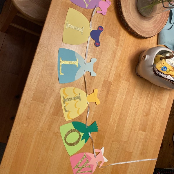 Princess Name Banner, Princess Dress Banner, Paper Princess Dress ...