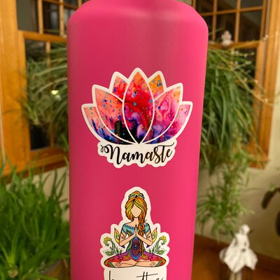 Lotus Flower Stickers, Ultimate Meditation, Namaste Stickers, Stickers ...