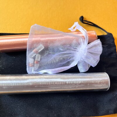 Egyptian Tuning Calibration Healing Rods of Maat Copper & Zinc Netu ...