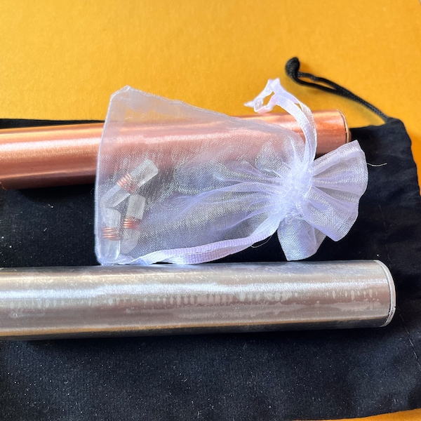 Giant Egyptian Tuning Calibration Healing Rods of Maat - Copper & Zinc ...