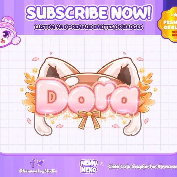 Custom Animated Facecam Overlay / Webcam Overlay in Cute Style or ...