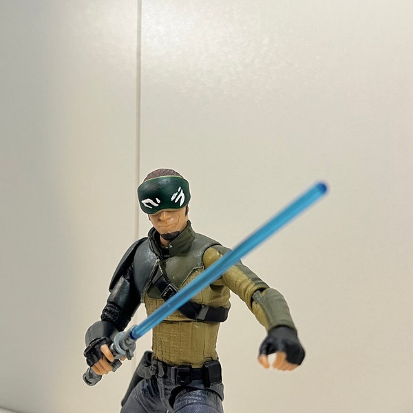 Kanan Jarrus Mask Blindfold (1:12 Scale) Black Series - Etsy