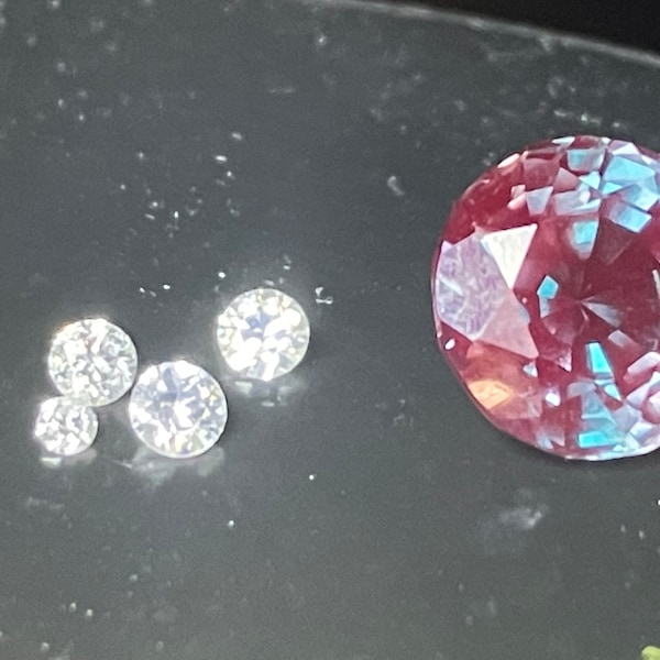 Lab Created Pulled Alexandrite Chrysoberyl True Color Change Round ...