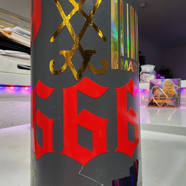 666 Vinyl Sticker Decal - Etsy