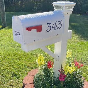 Custom Weatherproof Mailbox Sticker Outdoor Address Decal, Easy to ...