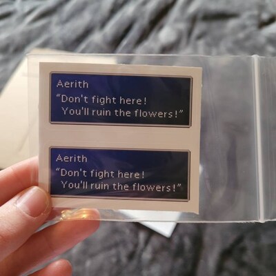 Final Fantasy XIV Quote Stickers Sadu Dotharl - Etsy