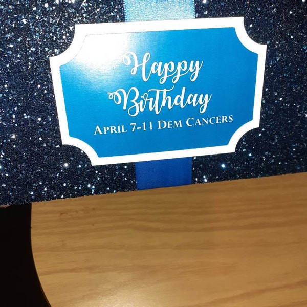 Card Box Navy Blue Glitter Gift Money Card Box for Any Event Toffee ...