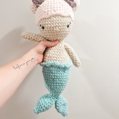 The Original Merbabies Amigurumi Pattern, Crochet Merbaby Plushie ...