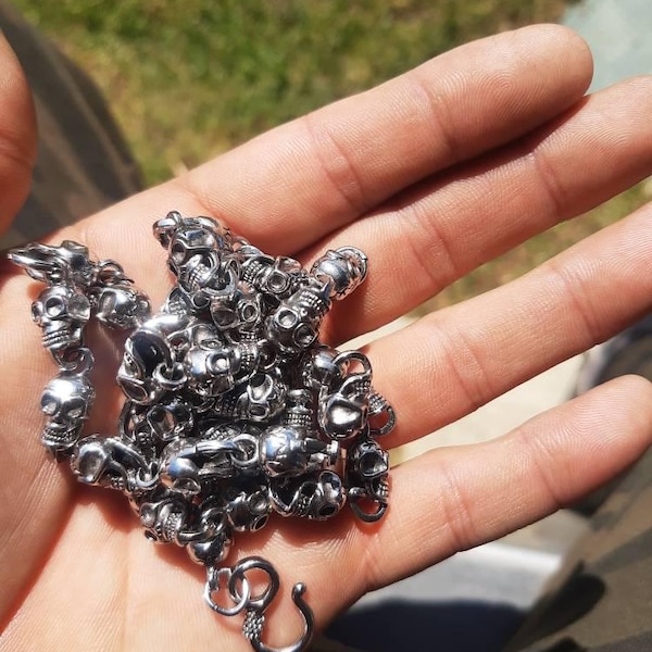 Spiked Chain - Spiked Necklace - Spiked Jean Chain - Streetwear ...