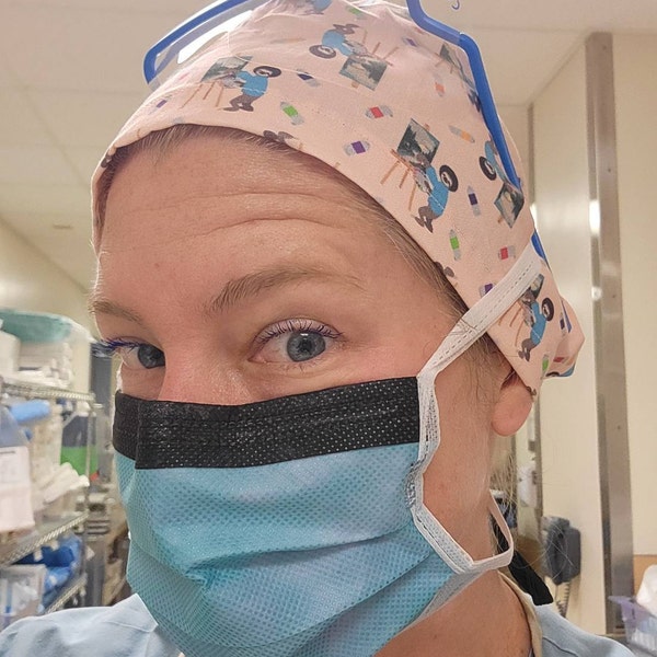 Dark Possums Cute Euro and Unisex Style, Adjustable Scrub Cap ...