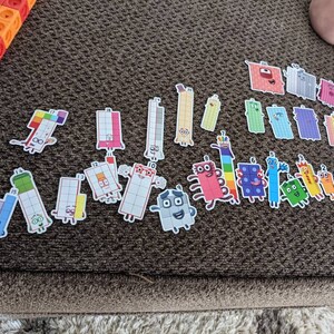 Magnetic Numberblocks Sets 1-10 11-20 30-100 Waterproof | Etsy