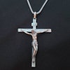 Personalized Silver Jesus Cross Necklace Handmade Crucifixion - Etsy