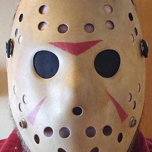 Angry Jason Voorhees Style Sculpted Polyurethane Hockey Mask - Etsy