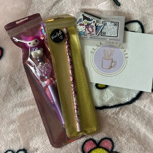 Character Pens Blue Alien Inspired Pen Focal Pens Custom Pens Stitch ...