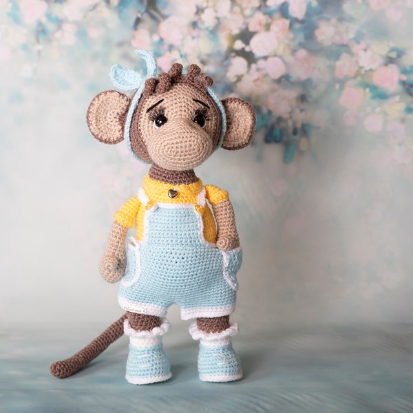 Crochet Pattern Monkey Molly Amigurumi PDF - Etsy