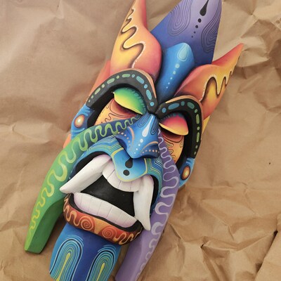 Authentic Boruca Mask, Costa Rica Indigenous Art, Tribal Mask ...