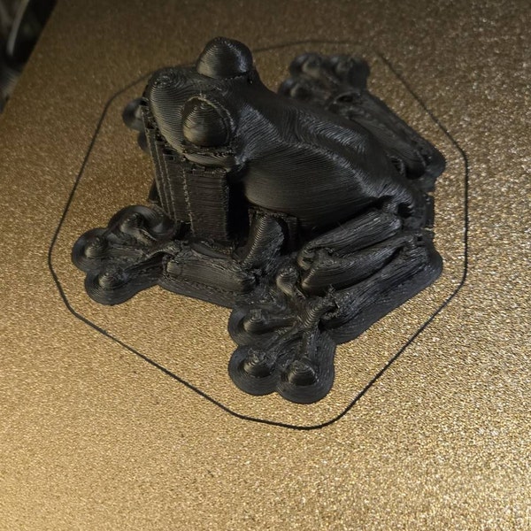 Cute Flexi Print-in-place Frog - STL File for 3D Printing - Etsy