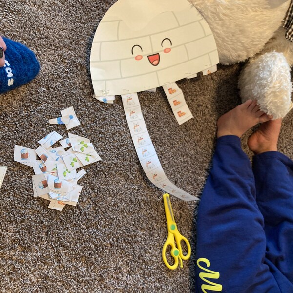 Autumn Lacing Card, Preschool Printable, Montessori Material, Fine ...