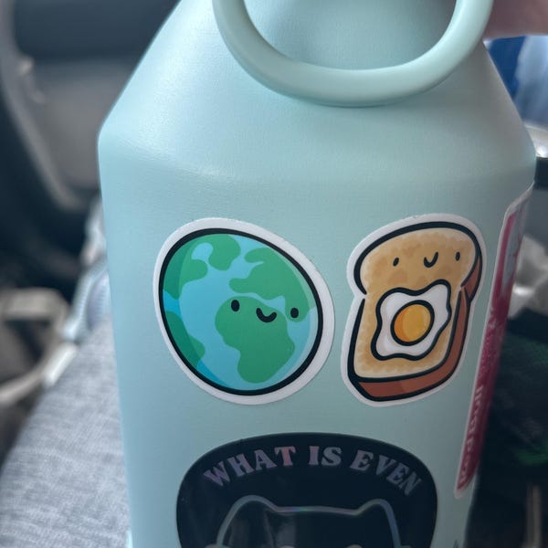 Mini Cinnamon Roll Vinyl Sticker | Waterproof Phone Sticker | Cute ...