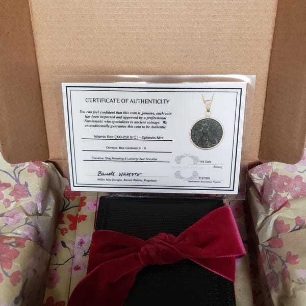 10k Gold Real King Midas Coin Necklace | Ancient Phyrgian Greek Coin ...