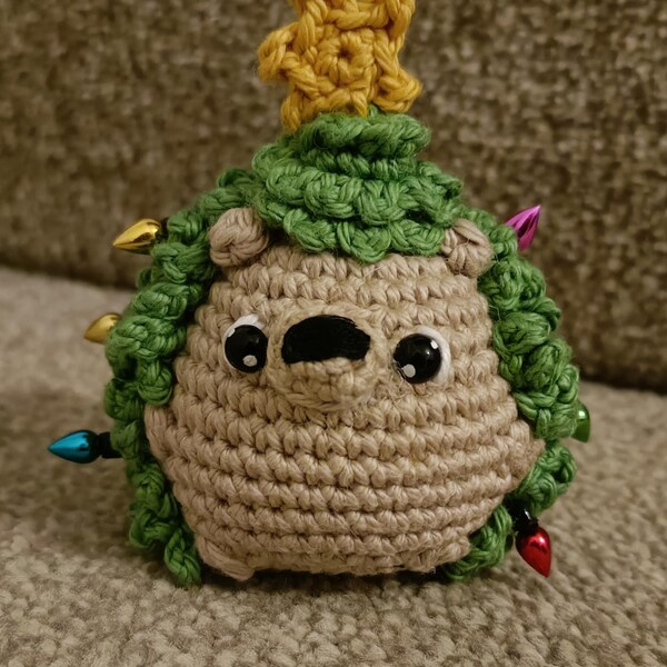 Christmas Tree Hedgehog Crochet Pattern, Christmas Hedgehog Patterns ...