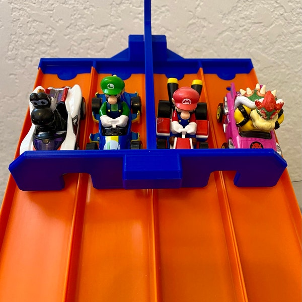 Toy Car Starting Gate (2,4 or 6 Lane Options) - Etsy