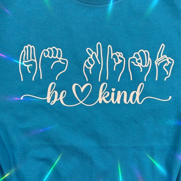 Be Kind SVG, Sign Language SVG, ASL Svg, Heart Svg, Cricut Svg, Dxf ...