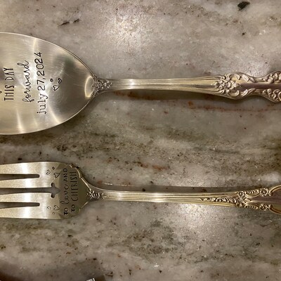 LOVE YOU TO the Moon and Back Coffee Spoon Stamped Silver Spoon Stir ...