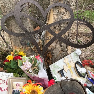 Personalized Memorial Sign Roadside Memorial Metal - Etsy