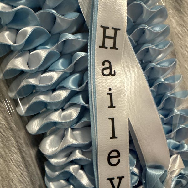 Premium Graduation Lei, Celebration Lei, Ribbon Lei, College Graduation ...