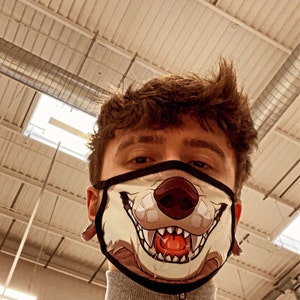 Furry Face Masks // Multiple Maw Styles - Etsy