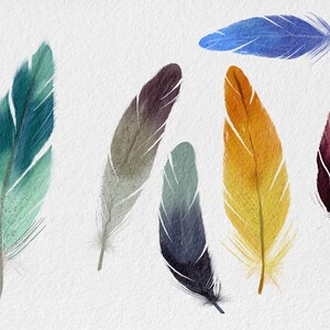 Watercolor Feather Brush Kit for Procreate (Instant Download) - Etsy