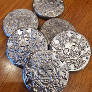 Graphite Casting Mold Pirate Coin Bullion Pour Your Own - Etsy