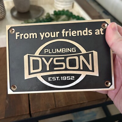 Custom Brass Door Signs & Plaques Any Language Plaques Customized Size ...