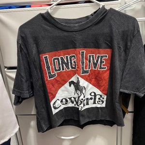 Cowboys & Beer Crop Top - Etsy