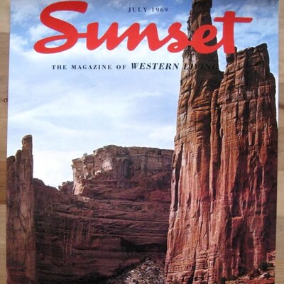 Sunset Magazine Large Paper Poster June 1904 New Old Stock - Etsy