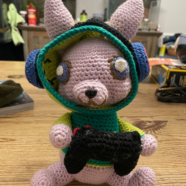 Crochet Pattern: Gamer Bunny Amigurumi PDF File [ENGLISH] - Etsy