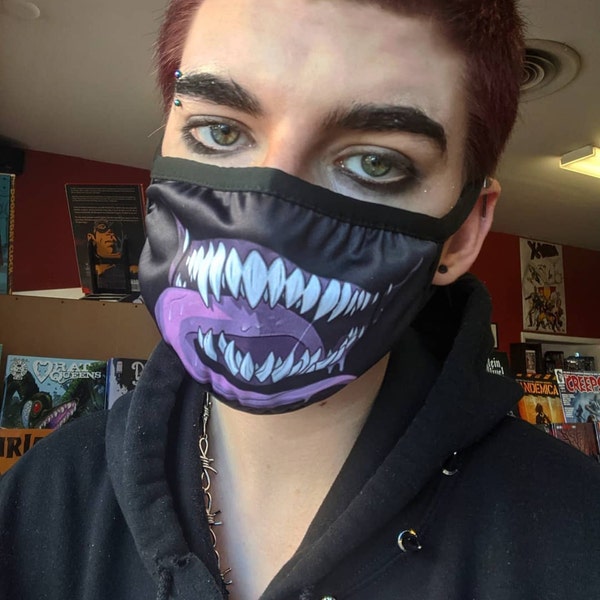 Monster Venom Dust Face Mask With Filter Pocket - Etsy