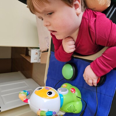 Switch Adapted Talking Bluey Plush Toy Adapted Toy Speech Therapy ...