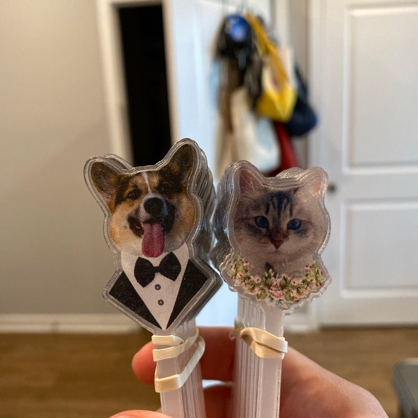 Printed Signature Dog Pet Stir Stick, I Do Too & Dog of Honor, Tuxedo ...