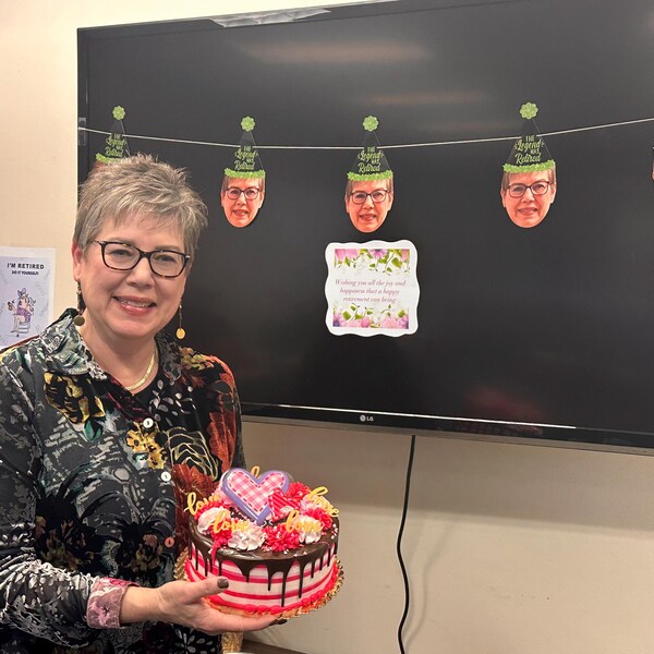 Custom Face Retirement Banner & Decorations - Happy Retirement, I'm ...