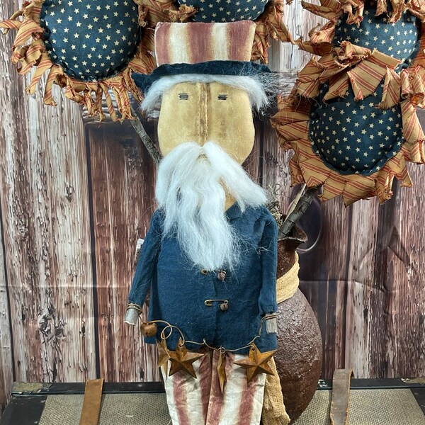 PDF Sewing Pattern - Primitive Scarecrow - Early Americana Fall Decor ...