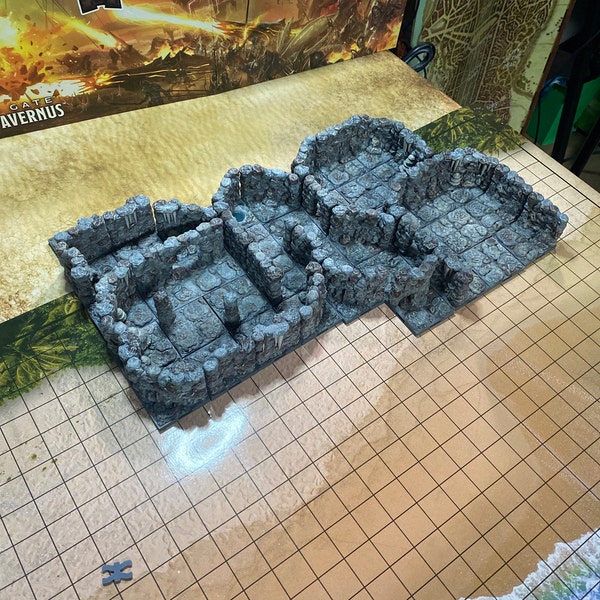 Fat Dragon Games Full Wall Caverns Set 1 - Etsy